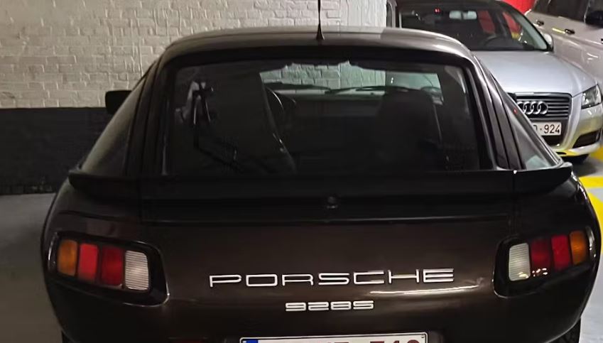 Porsche + 928S - Decal set silver rear bumper 2 pcs. — 928-944parts